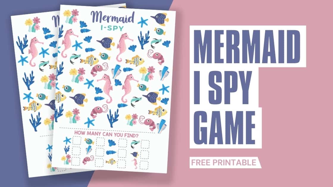 Mermaid I Spy Free Printable - Ultimate Printables