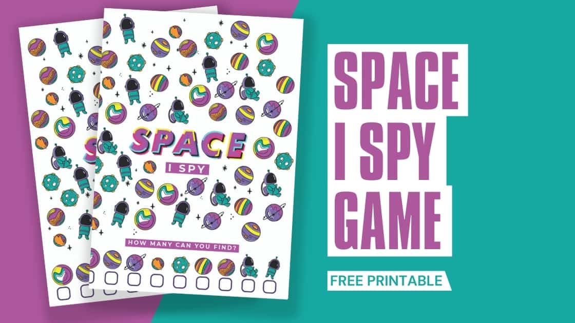 I Spy Space Printable PDF - Ultimate Printables